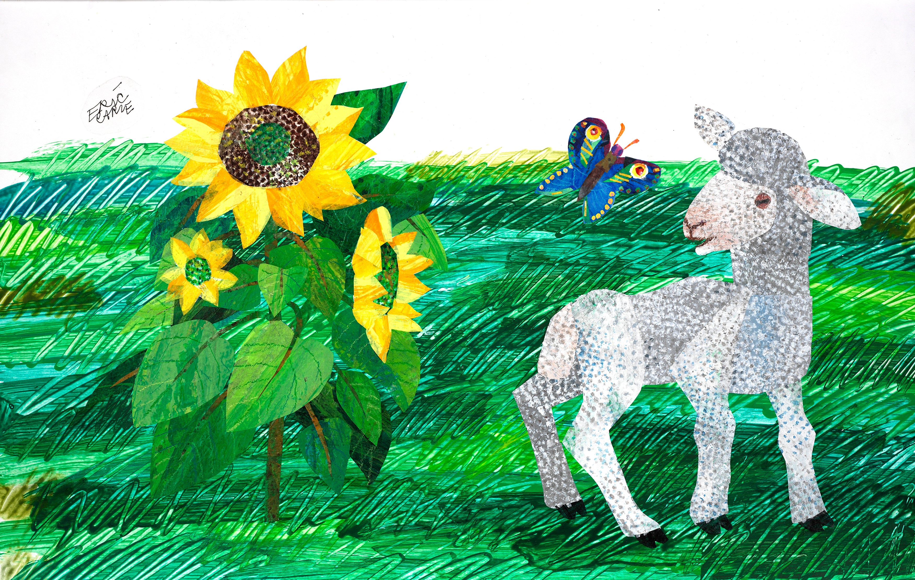 Lamb and Butterfly Limited Edition Autographed Print – The Eric Carle ...